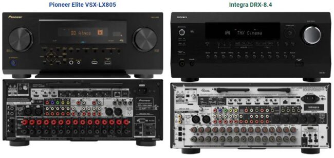 AV Receiver Wars: Pioneer Elite VSX-LX805 Vs. Integra DRX 8.4 | AV Gadgets
